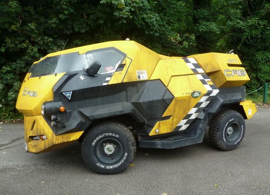 Judge Dredd Land Rover Taxi Editorial Stock Photo - Stock Image ...