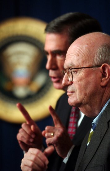 Senator Chuck Robb Judge Laurence H Editorial Stock Photo - Stock Image ...