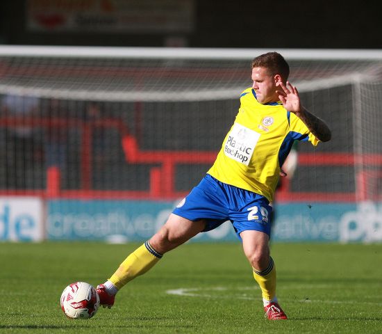 Accrington Stanley Striker Billy Kee Stretches Editorial Stock Photo ...