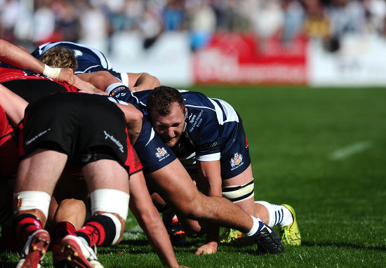 Bristol Rugby Flanker Nick Koster Scrum Editorial Stock Photo - Stock ...