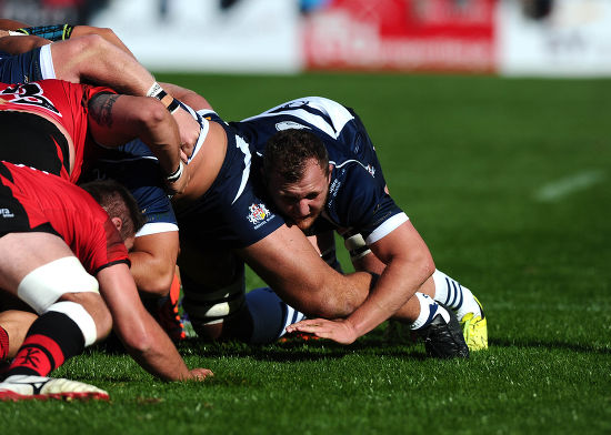 Bristol Rugby Flanker Nick Koster Scrum Editorial Stock Photo - Stock ...