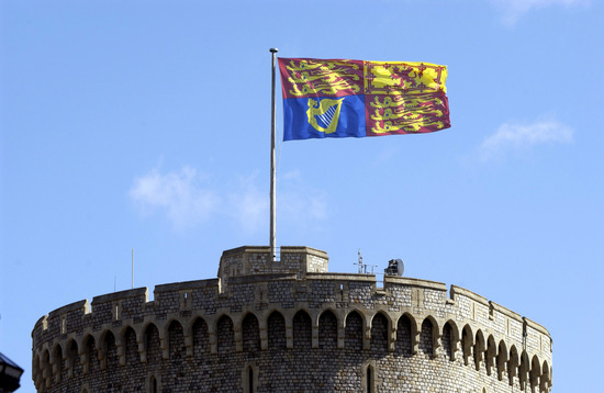 Royal Standard Flying Over Windsor Castle Editorial Stock Photo - Stock ...