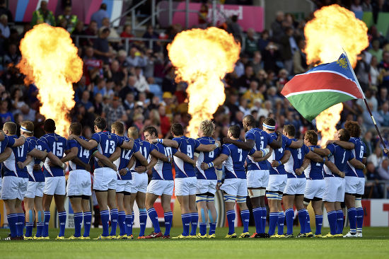 Namibia Team Line National Anthems Editorial Stock Photo - Stock Image ...