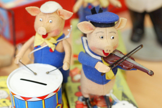 Toy Pigs Playing Instruments Editorial Stock Photo - Stock Image ...