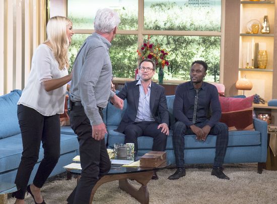 Phillip Schofield Holly Willoughby Christian Slater Editorial Stock ...