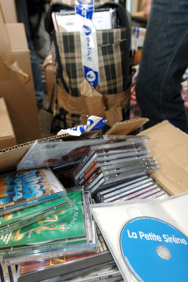 Counterfeit Cds Seized By Belgian Police Editorial Stock Photo - Stock ...