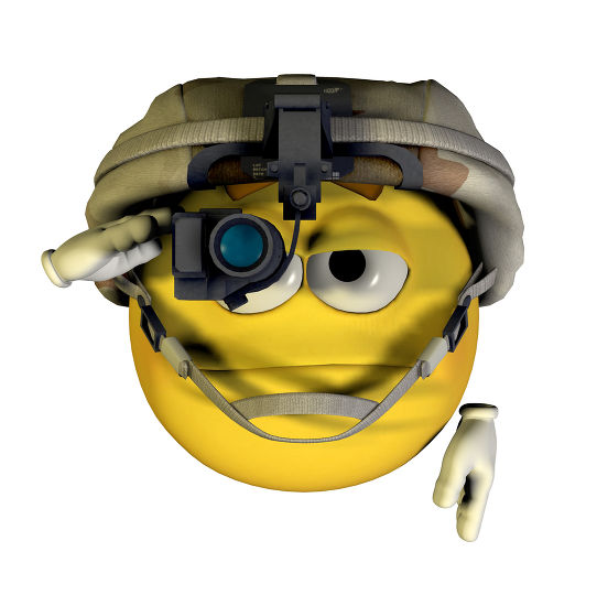 Army Smiley Fight Helmet Editorial Stock Photo - Stock Image | Shutterstock