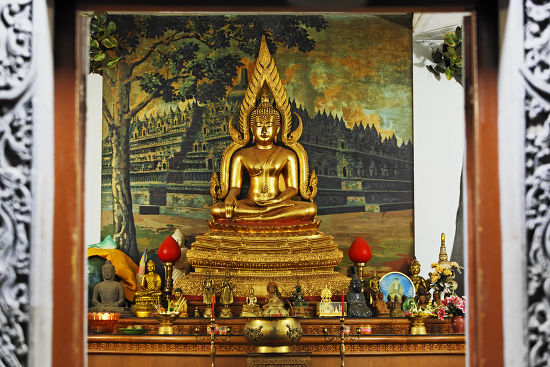 Buddhist Monastery Brahma Viharaarama Bali Indonesia Editorial Stock ...
