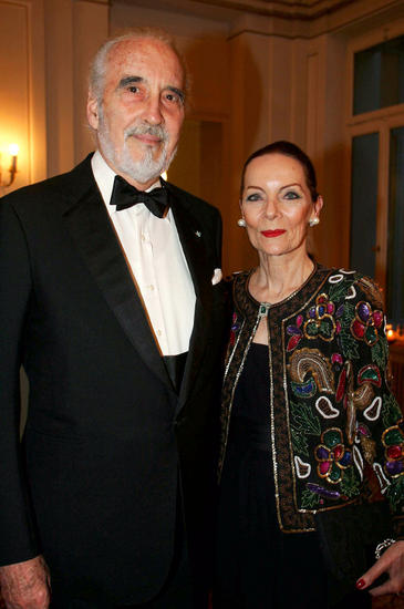 Christopher Lee Wife Birgit Editorial Stock Photo - Stock Image ...