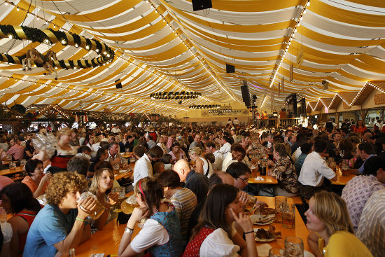Beer Tent Gaeuboden Festival Straubing Lower Editorial Stock Photo ...