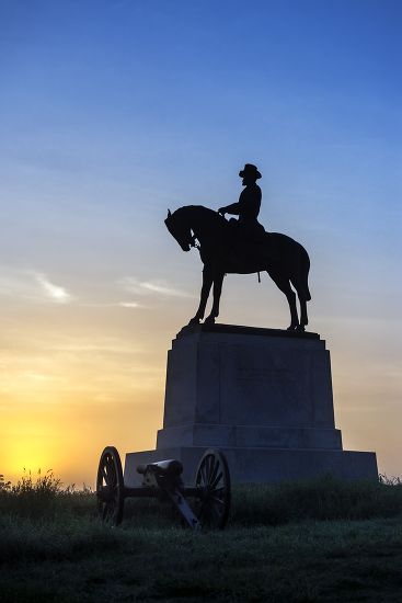 General Howard Monument Cemetery Hill Gettysburg Editorial Stock Photo ...