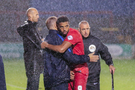 York City Forward Vadaine Oliver Hugs Editorial Stock Photo - Stock ...