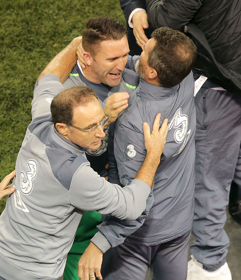 Republic Ireland Manager Martin Oneill Robbie Editorial Stock Photo ...