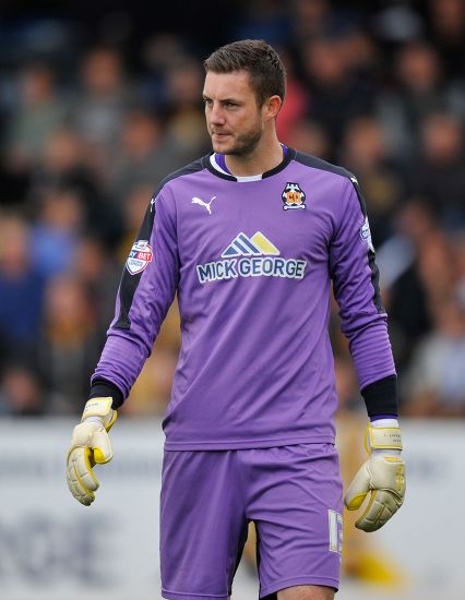 Cambridge United Goalkeeper Sam Beasant During Editorial Stock Photo ...
