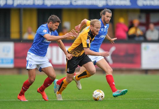 Robbie Simpson Cambridge United Surrounded By Editorial Stock Photo ...