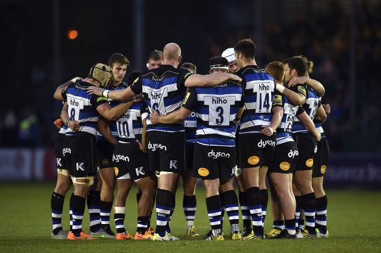 Bath Team Huddle Together Halftime Editorial Stock Photo - Stock Image ...