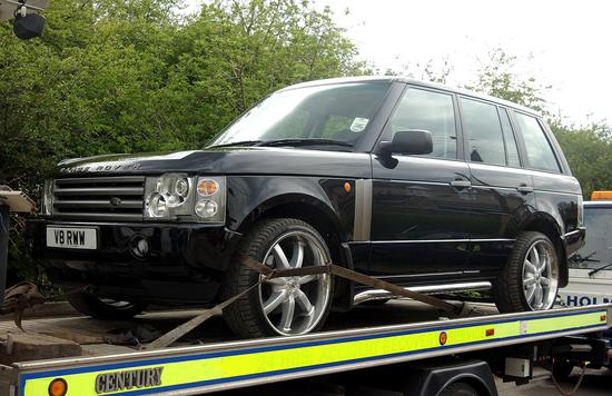 Range Rover Seized By Police Editorial Stock Photo - Stock Image ...