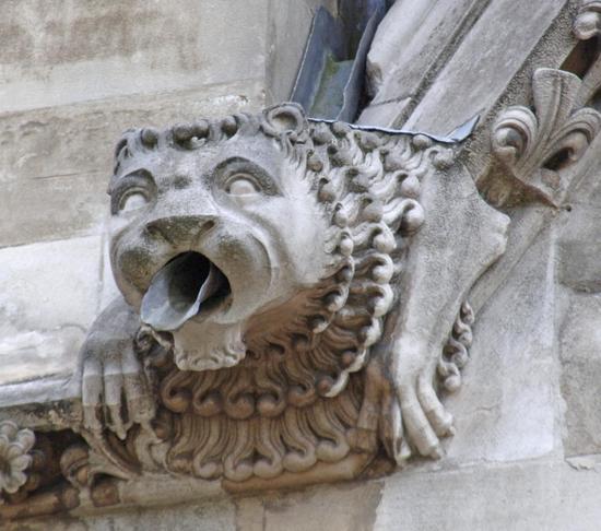 Gargoyles Over North Door Westminster Abbey Editorial Stock Photo ...