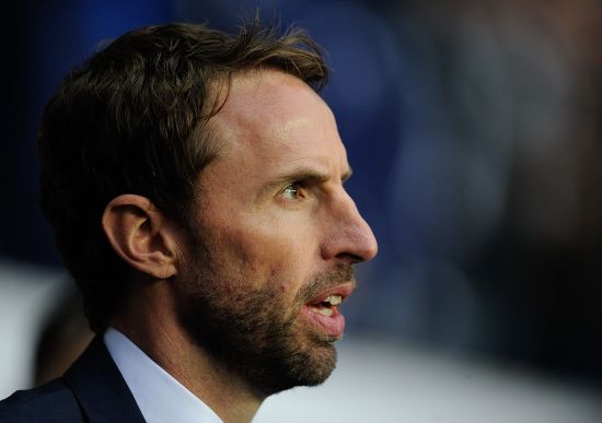 England U21 Manager Gareth Southgate During Editorial Stock Photo ...