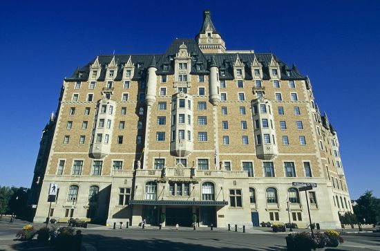 Hotel Delta Bessborough Saskatoon Saskatchewan Canada Editorial Stock ...