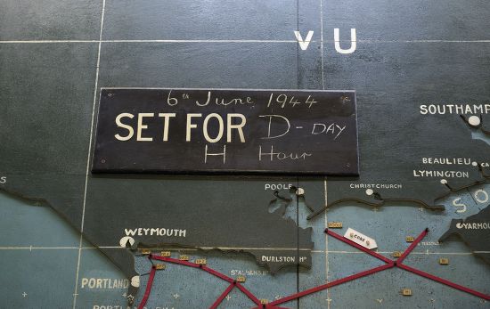 Historic D Day Map Southwick House Editorial Stock Photo - Stock Image ...