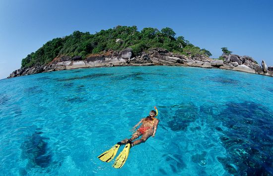 Model Released Snorkeling Woman Editorial Stock Photo - Stock Image ...