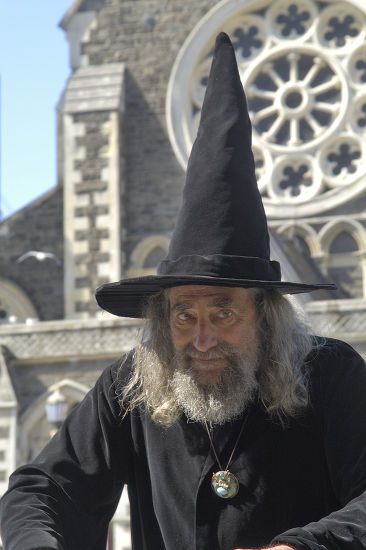 Wizard Front Cathedral Christchurch New Zealand Editorial Stock Photo ...