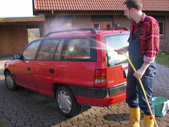 Model Released Man Washes Auto Editorial Stock Photo - Stock Image ...
