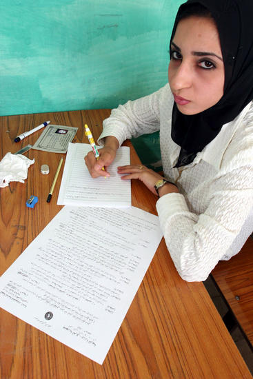 Student Sitting Final Exams High School Editorial Stock Photo - Stock ...