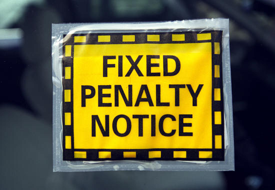 Fixed Penalty Notice Editorial Stock Photo - Stock Image | Shutterstock