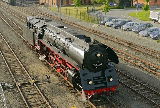 Class 01 Steam Locomotive German Steam Editorial Stock Photo - Stock ...