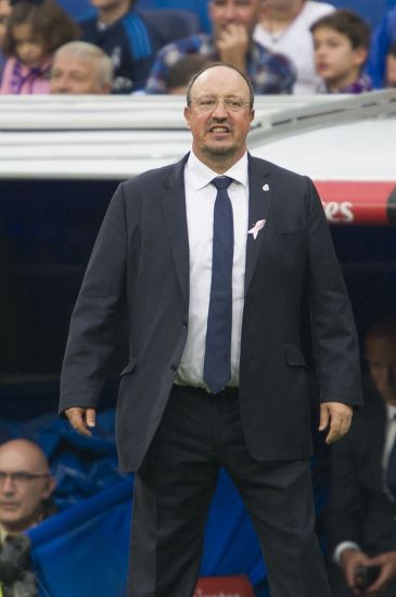 Rafael Benitez Real Madrid Manager Gestures Editorial Stock Photo ...