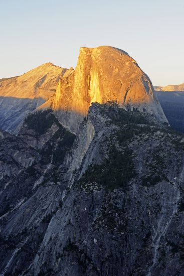 Half Dome Last Evening Light Seen Editorial Stock Photo - Stock Image | Shutterstock