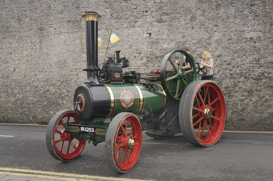 Steam Tractor Operation Road Locomotive Agricultural Editorial Stock ...