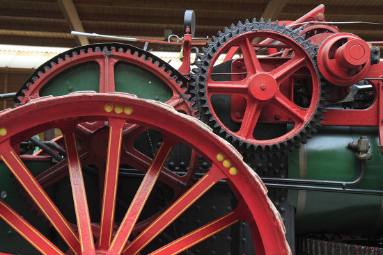 Steam Plough Locomotive Manufacturer Ad Heucke Editorial Stock Photo ...