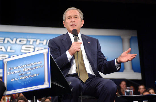American President George W Bush Editorial Stock Photo - Stock Image ...