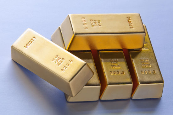 5 Gold Bars Piled Editorial Stock Photo - Stock Image | Shutterstock