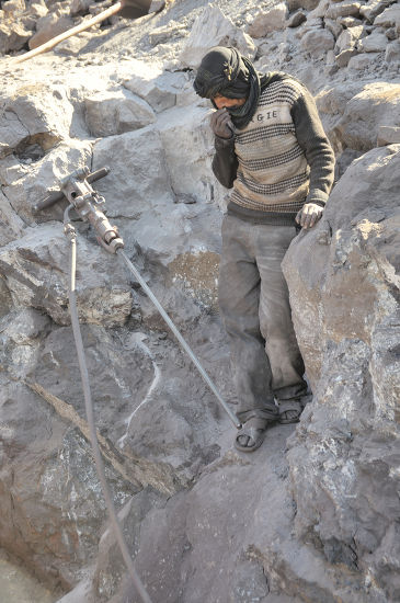 Worker Traditional Litham Turban Mining Lead Editorial Stock Photo ...