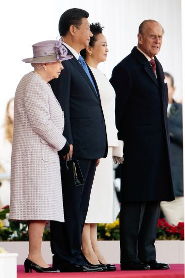 Queen Elizabeth Ii Xi Jinping Peng Editorial Stock Photo - Stock Image ...