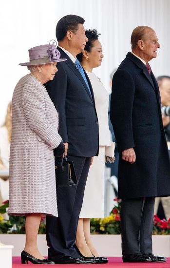 Queen Elizabeth Ii Xi Jinping Peng Editorial Stock Photo - Stock Image ...