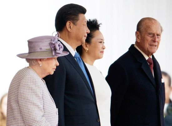 Queen Elizabeth Ii Xi Jinping Peng Editorial Stock Photo - Stock Image ...