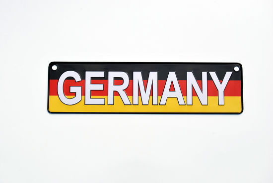 License Plate Germany National Colors Editorial Stock Photo - Stock ...