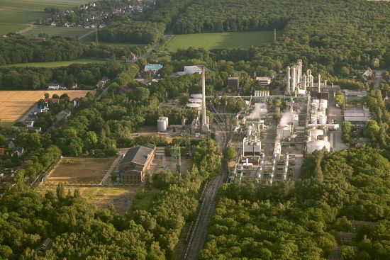 Aerial View Phenolchemie Chemical Plant Gladbeck Editorial Stock Photo ...