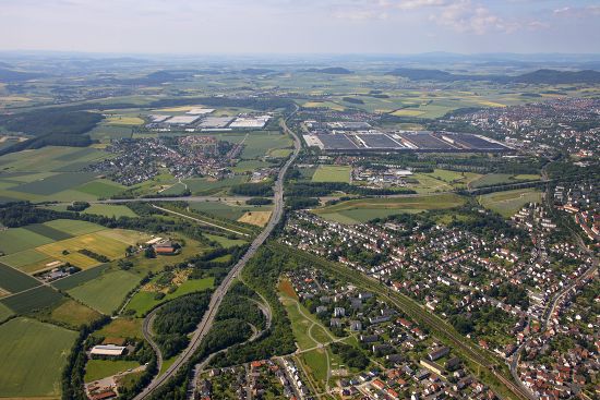 Aerial View Volkswagen Group Factory Kassel Editorial Stock Photo ...