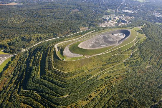 Aerial View Tailings Dam Waste Dump Editorial Stock Photo - Stock Image ...