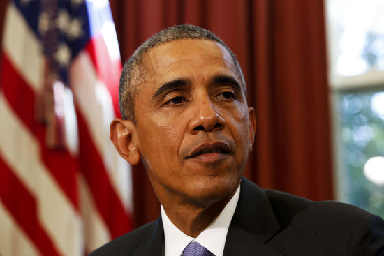 United States President Barack Obama Makes Editorial Stock Photo ...