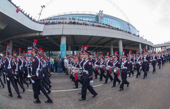 Ohio State Band March Past Wembley Editorial Stock Photo - Stock Image ...