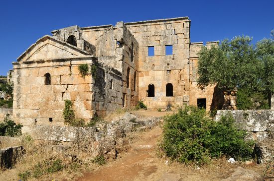 Byzantine Church Ruin Archeological Site Albara Editorial Stock Photo ...