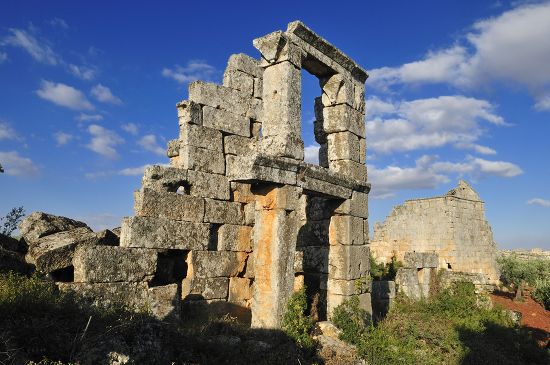 Byzantine Ruin Archeological Site Albara Dead Editorial Stock Photo ...