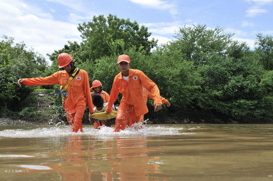 Disaster Prevention Training Hurricane Area Evacuation Editorial Stock ...